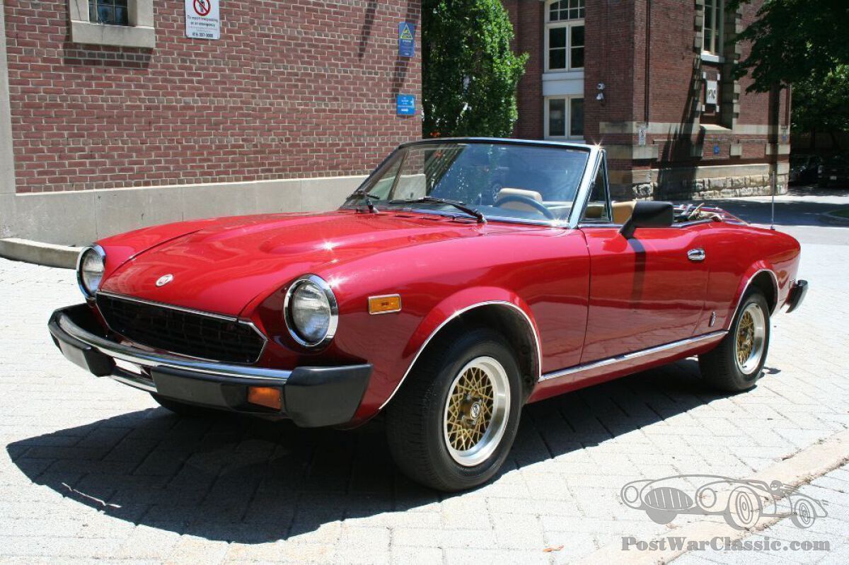 Car Fiat Spider 2000 Convertible 1979 for sale - PostWarClassic