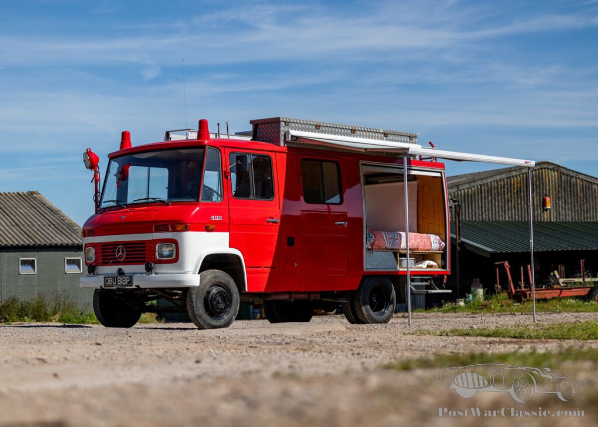 Car Mercedes Benz 409 Fire Truck Camper 1976 for sale - PostWarClassic