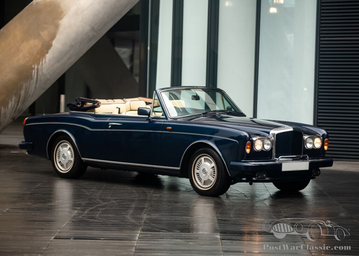 Voiture Bentley Continental Convertible 1987 a vendre - PostWarClassic