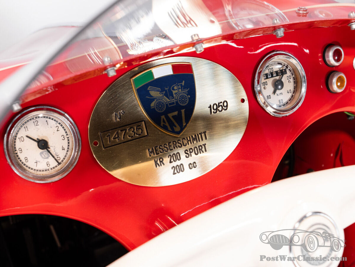 Car Messerschmitt KR 200 SPORT 1959 for sale - PostWarClassic